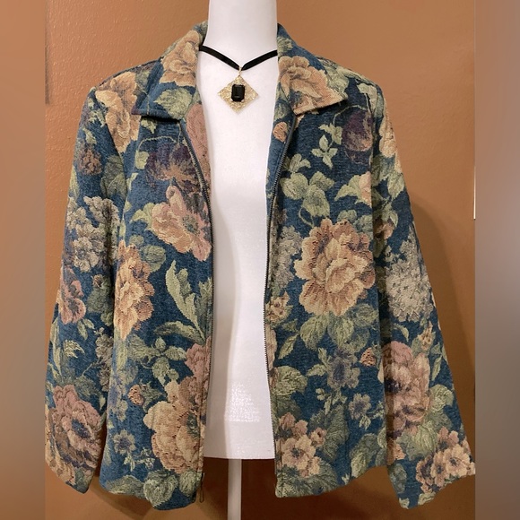 First Option | Jackets & Coats | Floral Print Lightweight Jacket | Poshmark